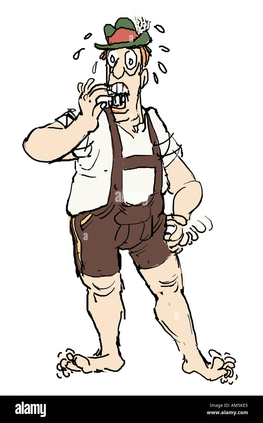 Angst cartoon hi-res stock photography and images - Alamy