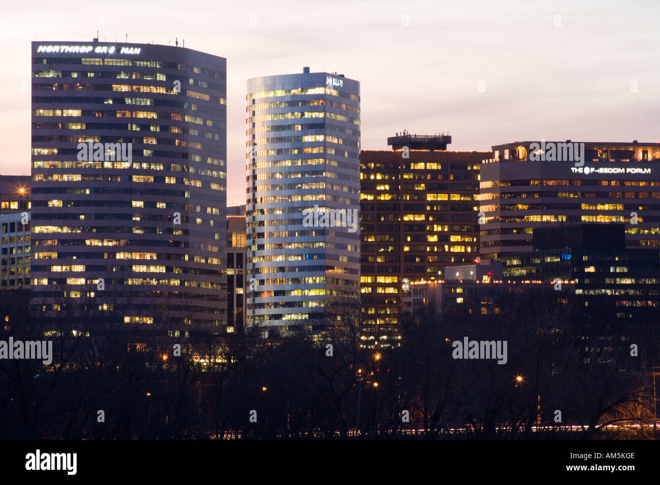 Evening light rosslyn va hi-res stock photography and images - Alamy