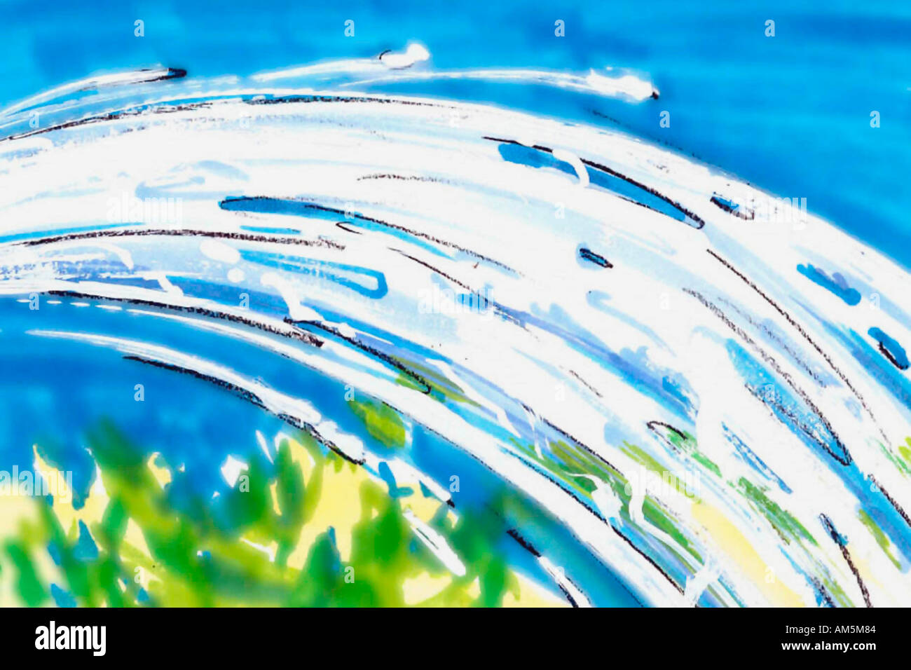 Meer zeichnung hi-res stock photography and images - Alamy