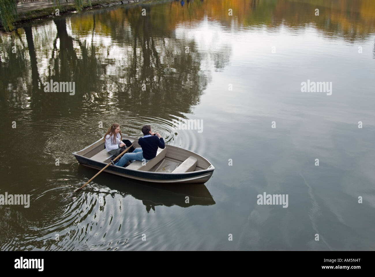 Ny central park couple rowing hi-res stock photography and images - Alamy