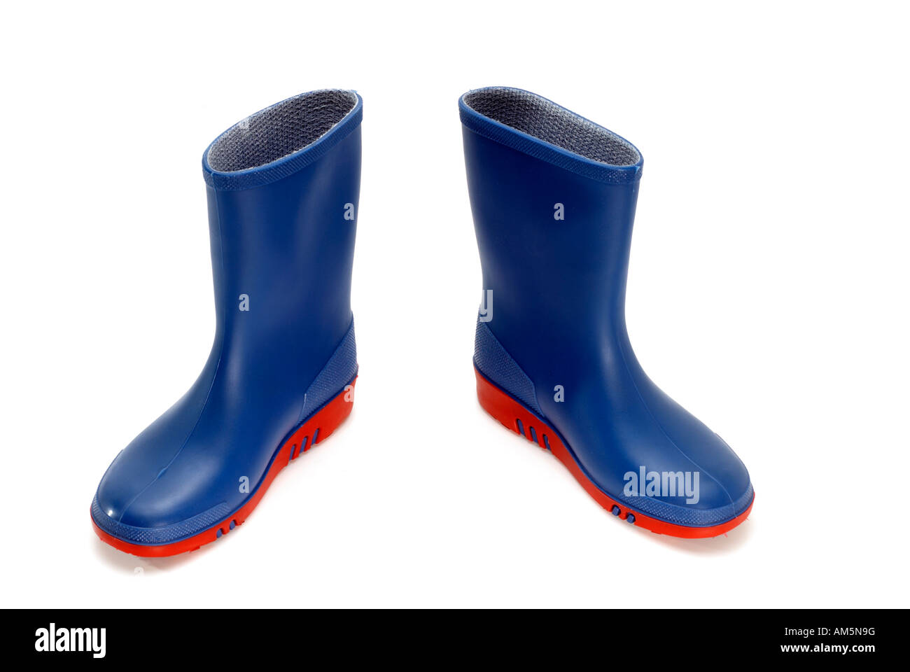 Red and blue wellies hi-res stock photography and images - Alamy