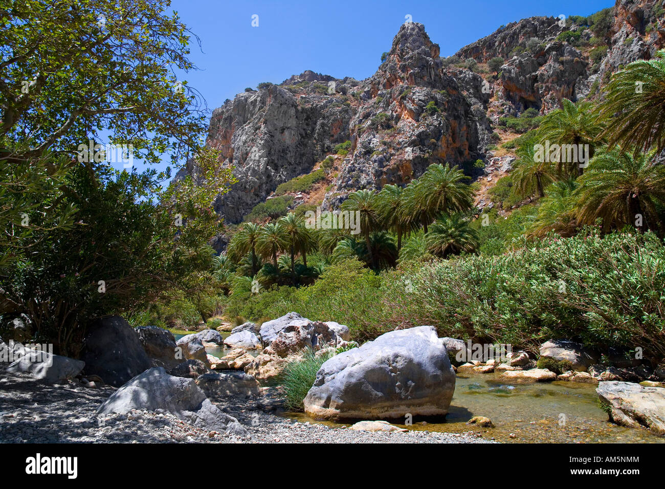 Kourtaliotiko Gorge, Iraklion (Heraklion), Crete, Greece, Europe Stock ...
