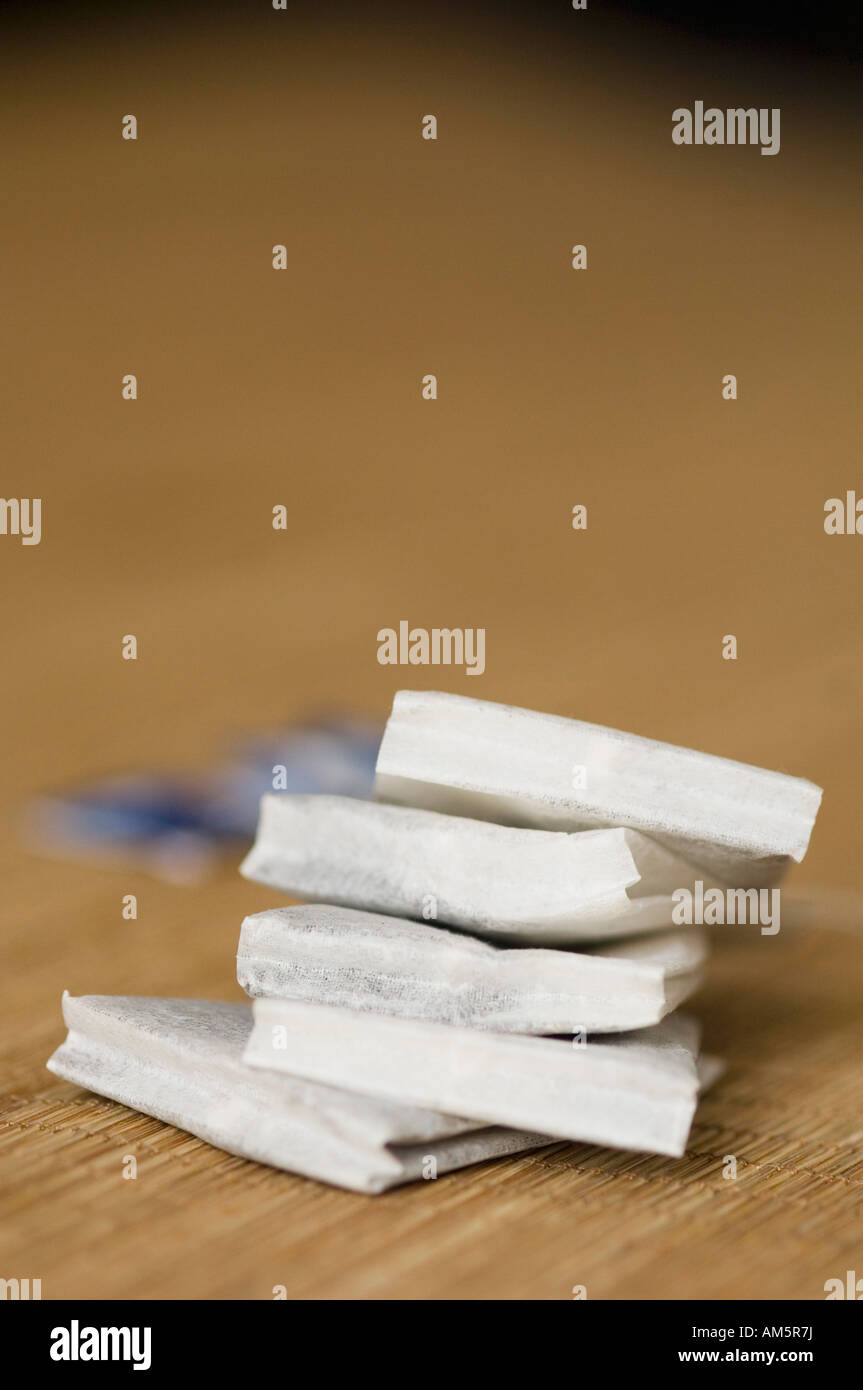 Row teabags hi-res stock photography and images - Alamy