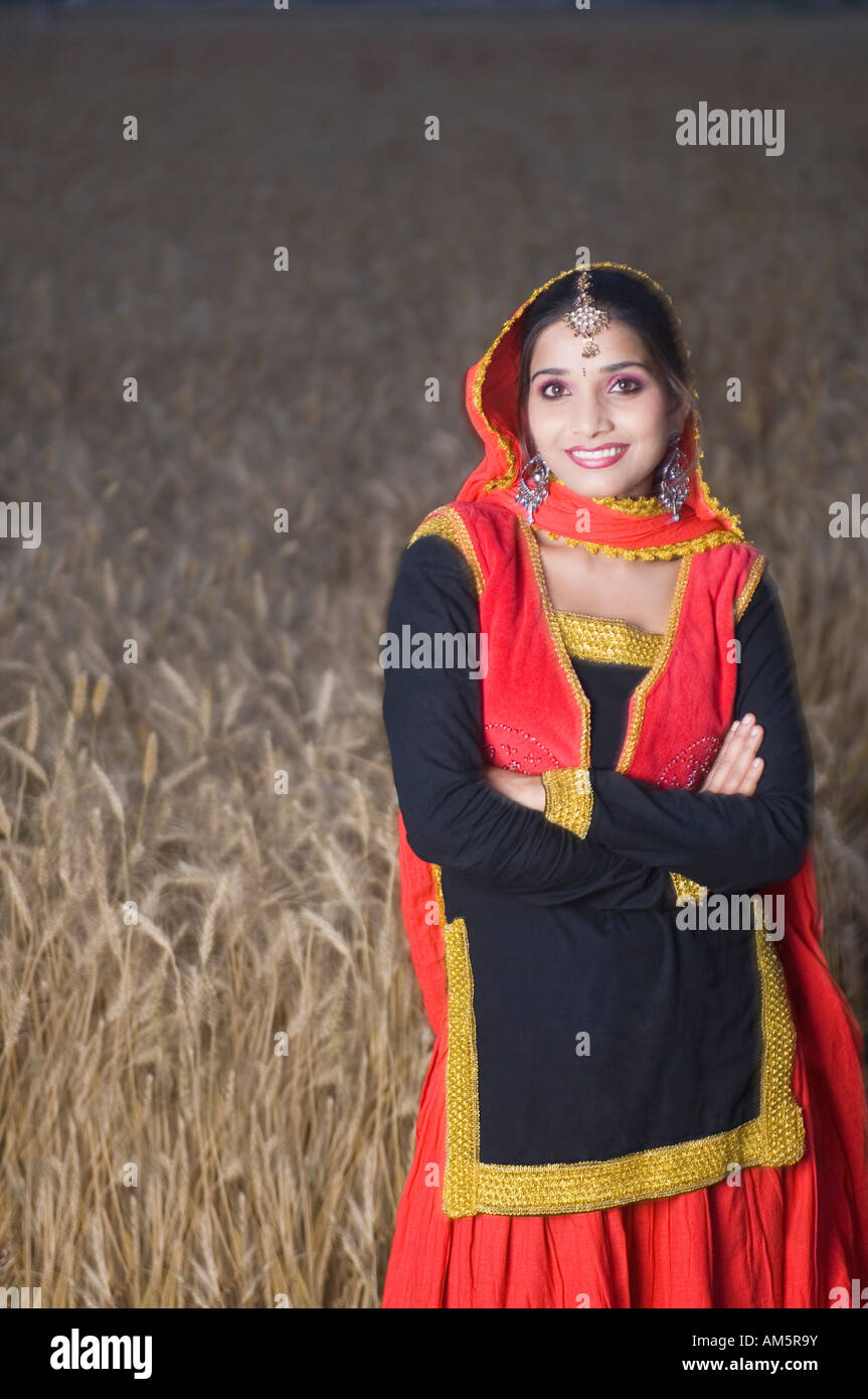 Young sikh woman smiling hi-res stock photography and images - Alamy