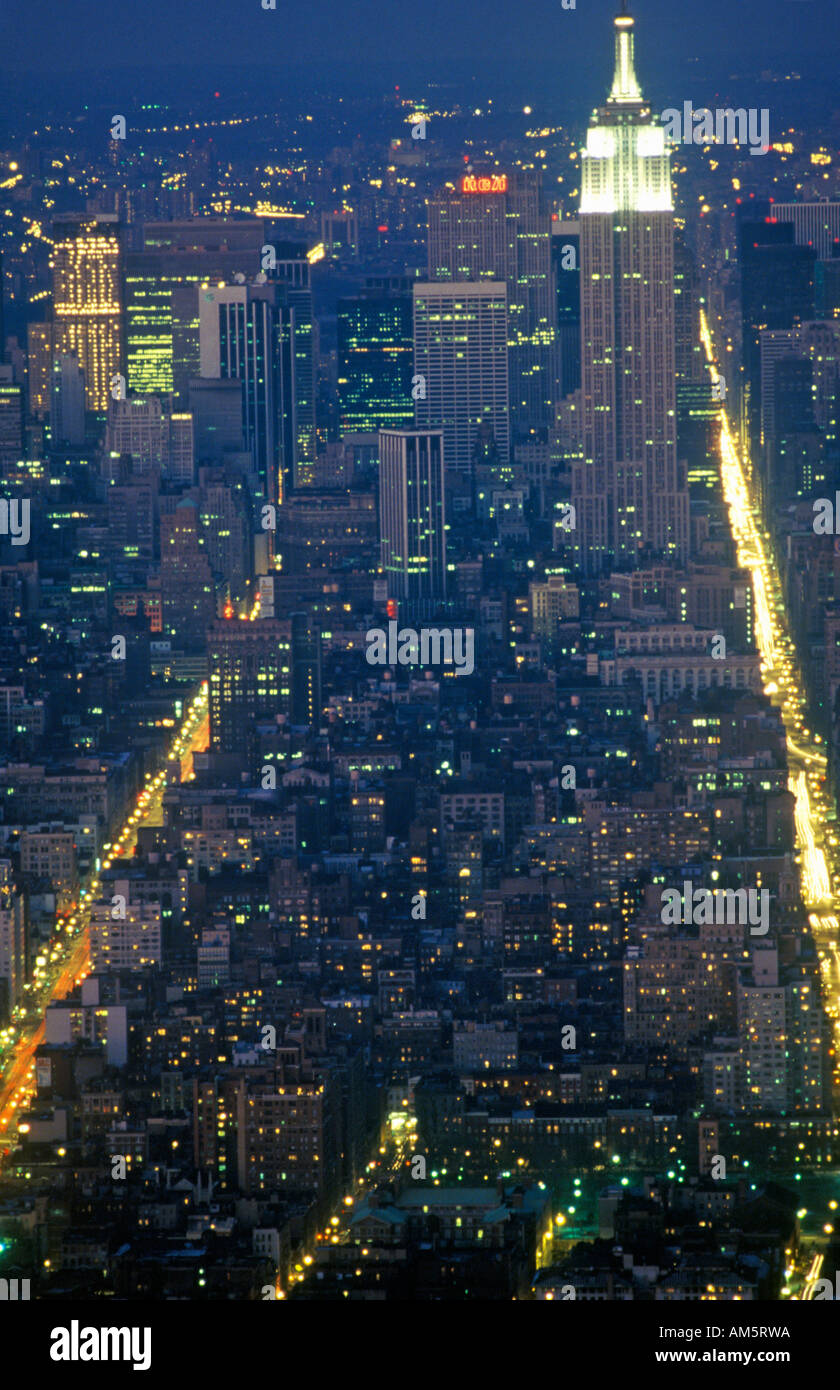 New york night shot hi-res stock photography and images - Alamy
