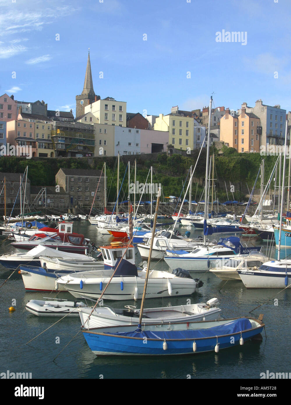 tenby harbour, pembrokeshire 5 Stock Photo - Alamy