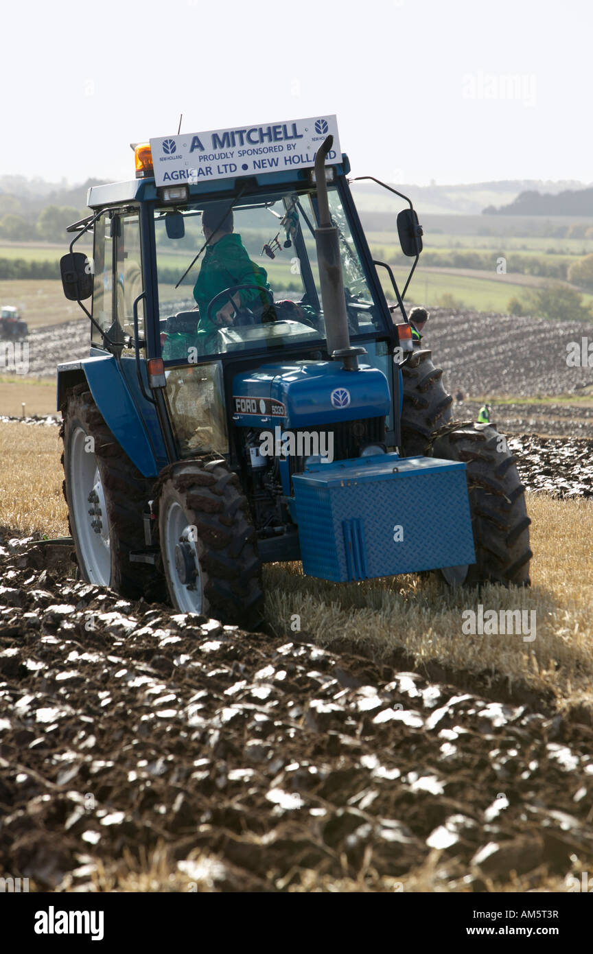 Andrew Mitchell Jnr ploughing. 2007 Scottish Ploughing Championships ...