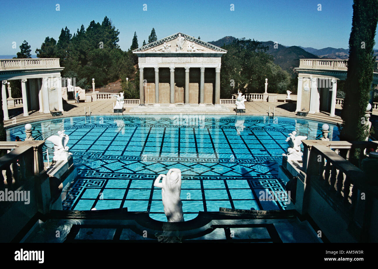 Neptune swimming pool, Hearst Castle, former home of publisher William ...