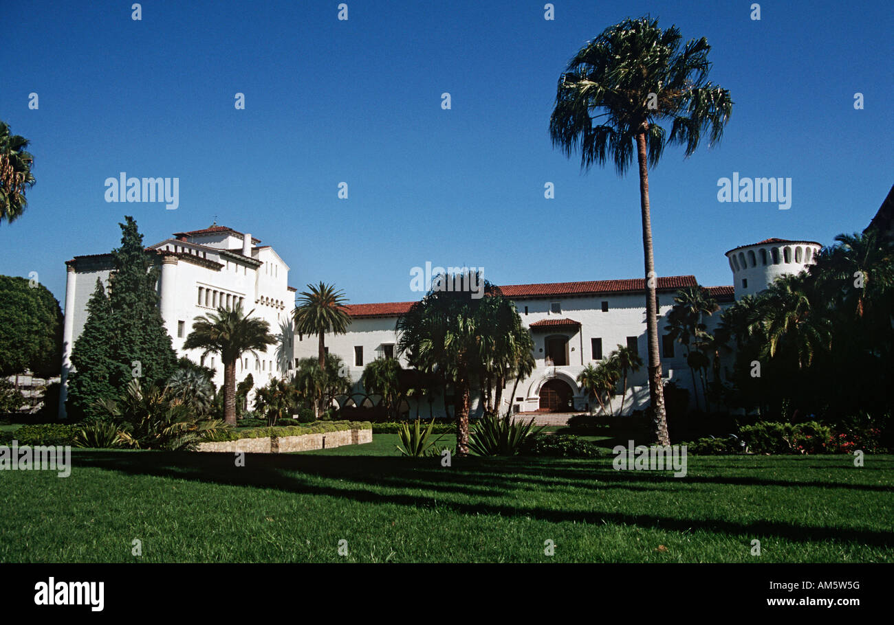 Santa Barbara County Courthouse, Anacapa Street, Santa Barbara ...