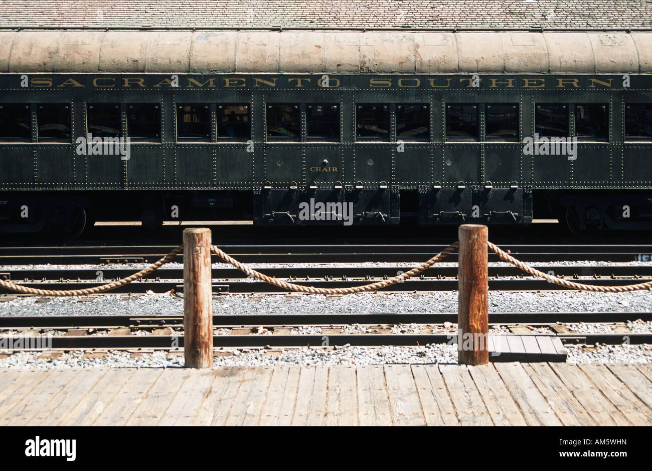 Railway carriage, Sacramento, California, USA Stock Photo - Alamy