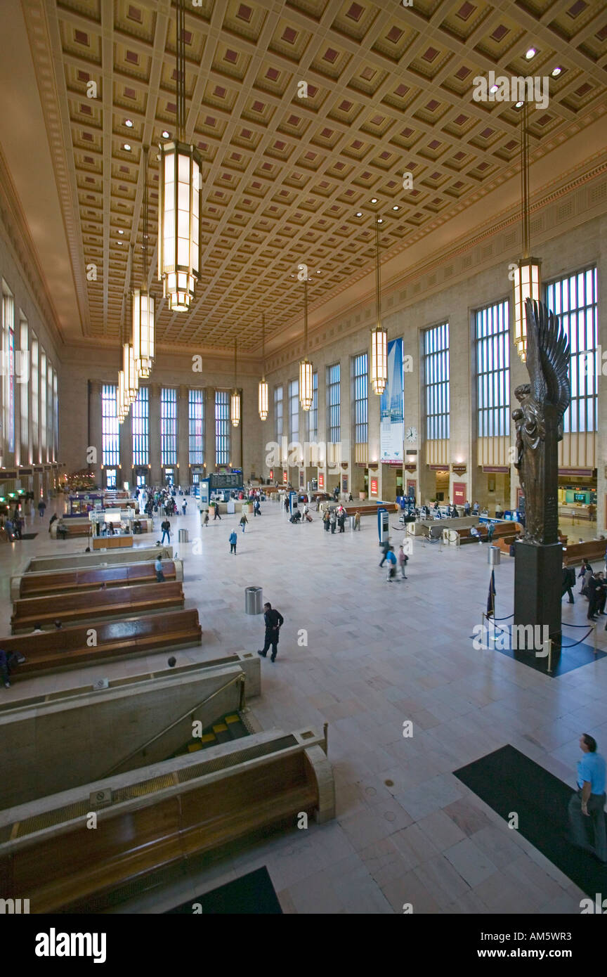 Interior view of 30th Street Station a national Register of Historic ...
