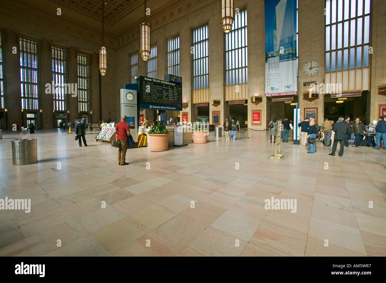 Interior view of 30th Street Station a national Register of Historic ...