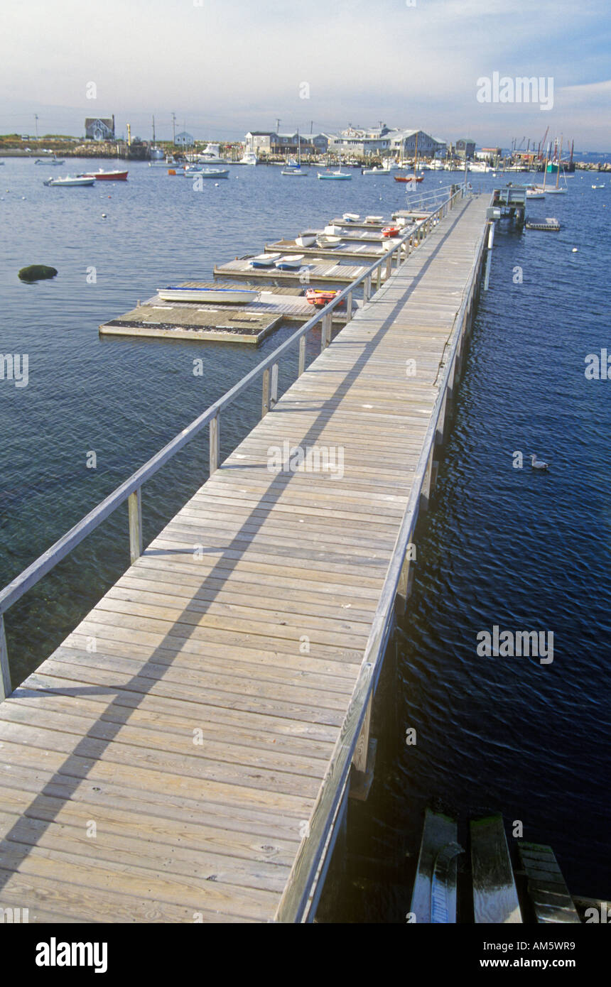 Fishing Harbor on Atlantic Ocean Sakonnet RI Stock Photo - Alamy