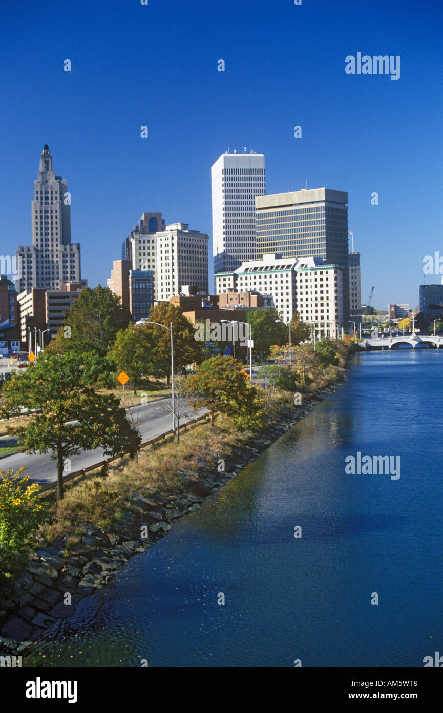 Skyline of Providence RI Stock Photo - Alamy