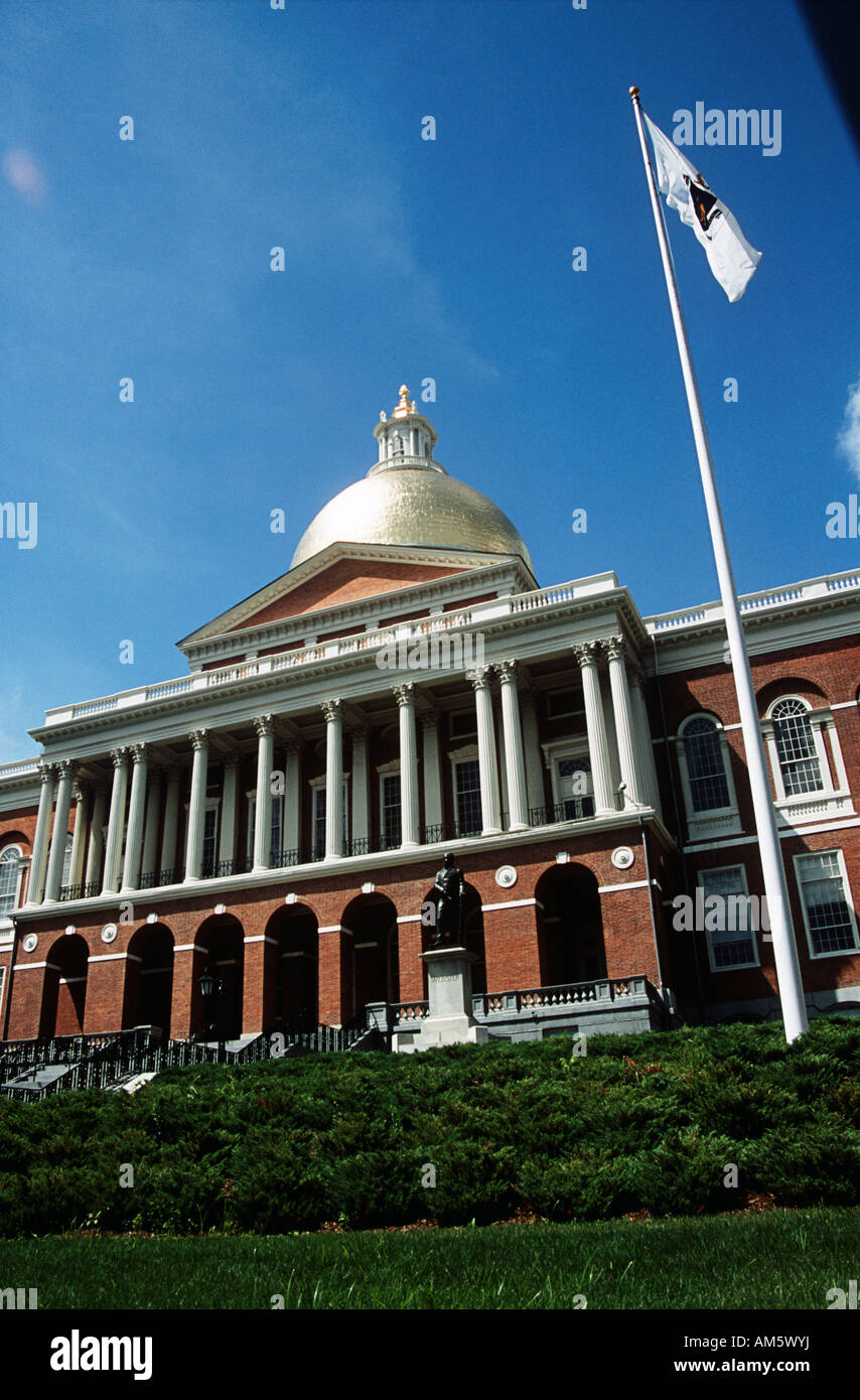 State House, Boston, Massachusetts, New England, USA. Designed by ...