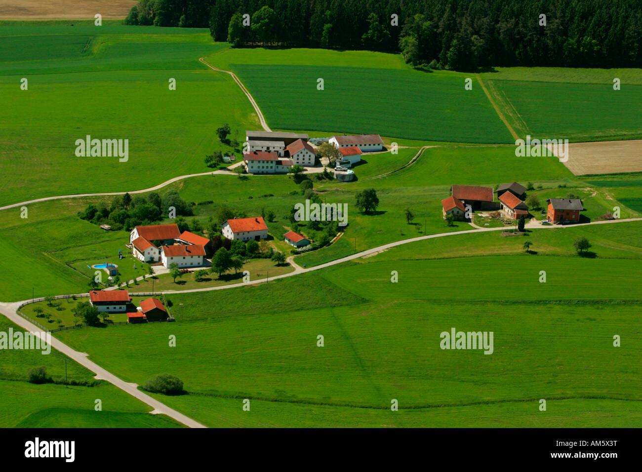 Settlement, Holzland, Lower Bavaria, Bavaria, Germany Stock Photo - Alamy