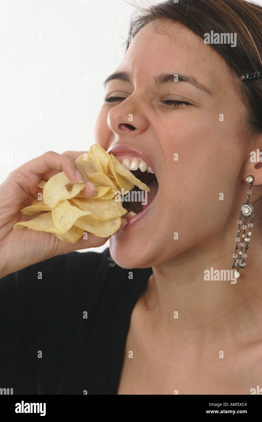 Mund essen hi-res stock photography and images - Alamy