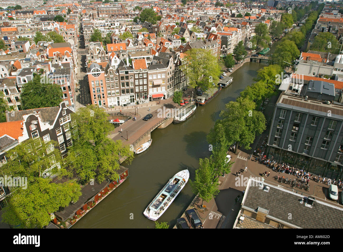 Netherlands amsterdam aerial view canals hi-res stock photography and ...