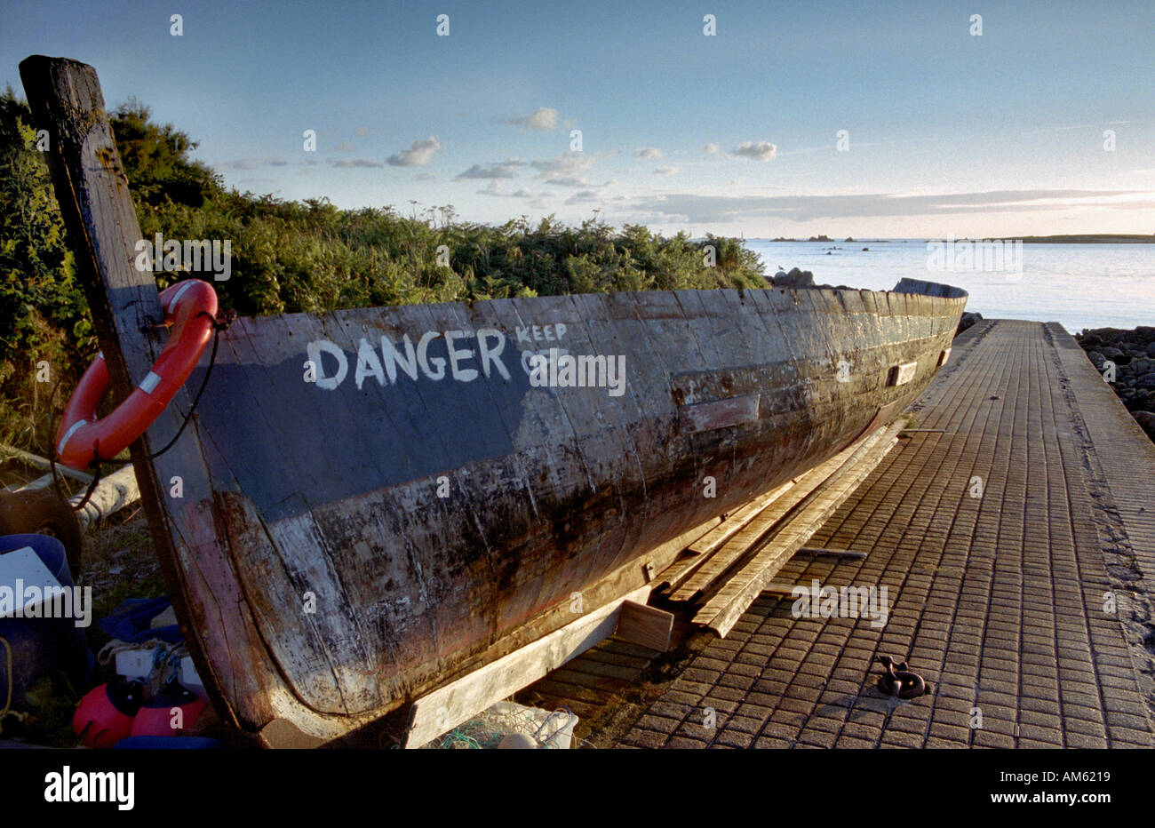 Scilly isles fishing boat hi-res stock photography and images - Alamy
