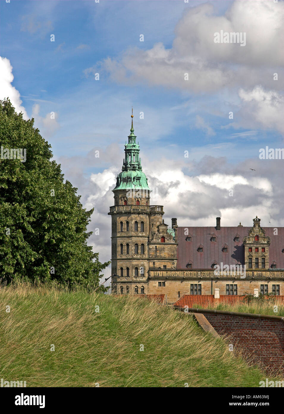Castle of Helsingoer, Denmark Stock Photo - Alamy