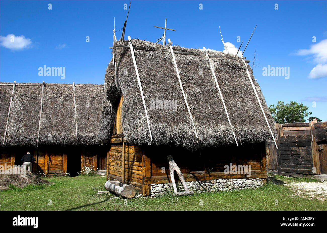 Medieval timber buildings sweden hi-res stock photography and images ...