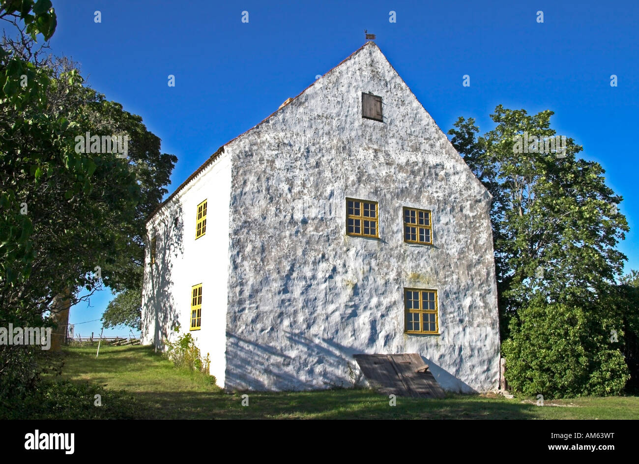Museum farmhouse in Fleringe, Gotland, Sweden Stock Photo - Alamy