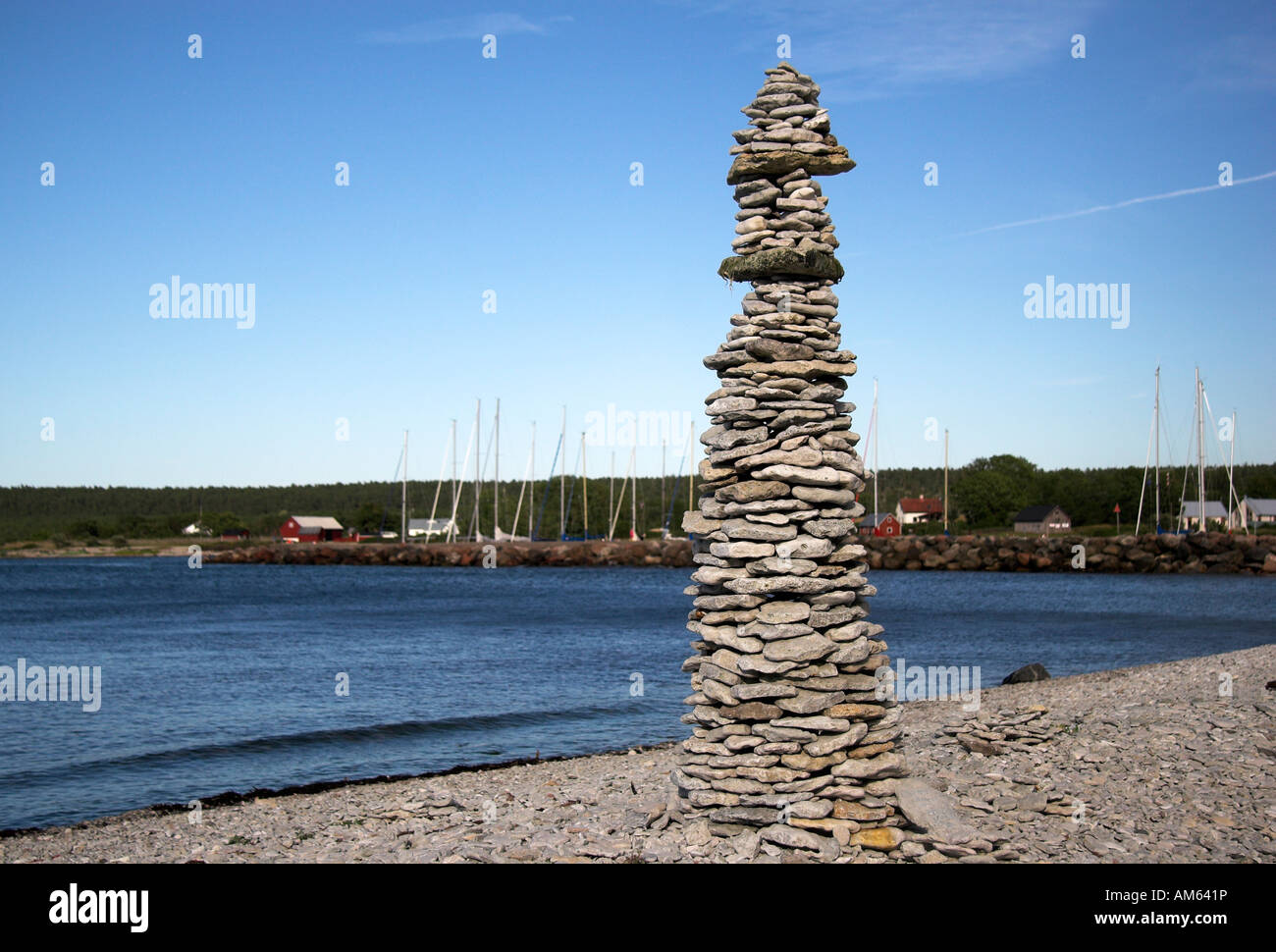 On the beach of Lickehamn, Gotland, Sweden Stock Photo - Alamy