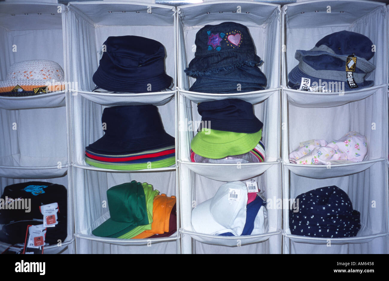 Hat stall at Green Park Market Bath Spa, Somerset, England UK Stock ...