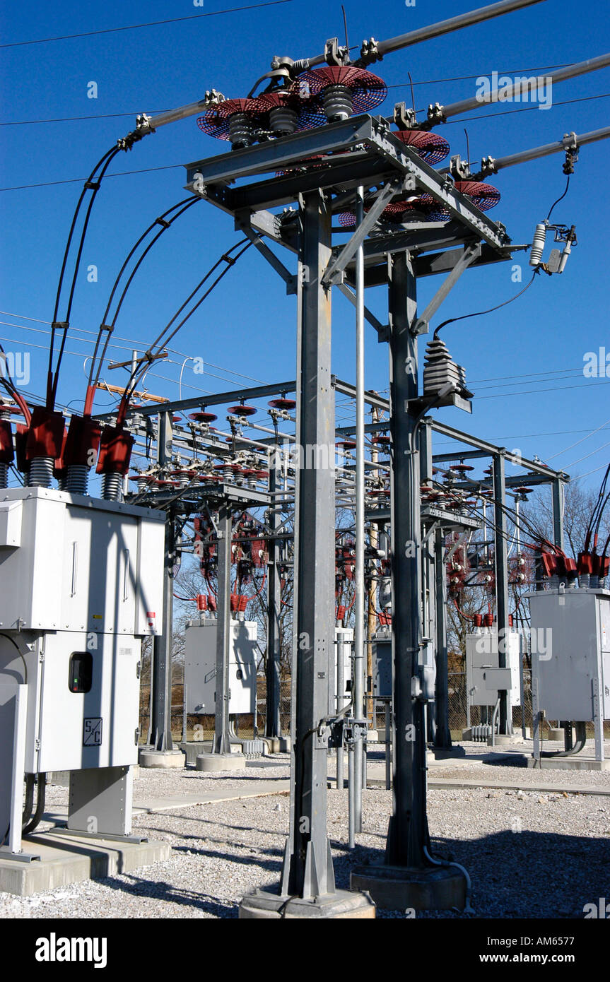 Municipal utility electric power transformer and distribution ...
