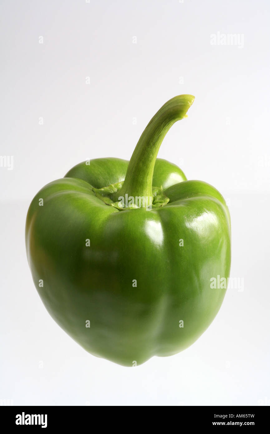 Green bell pepper Stock Photo - Alamy