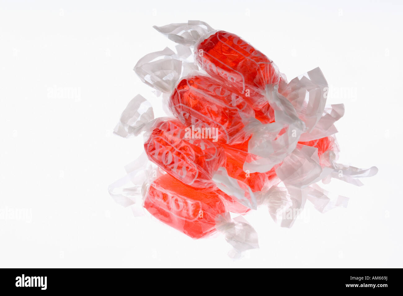 Close-up of a stack of candies Stock Photo - Alamy