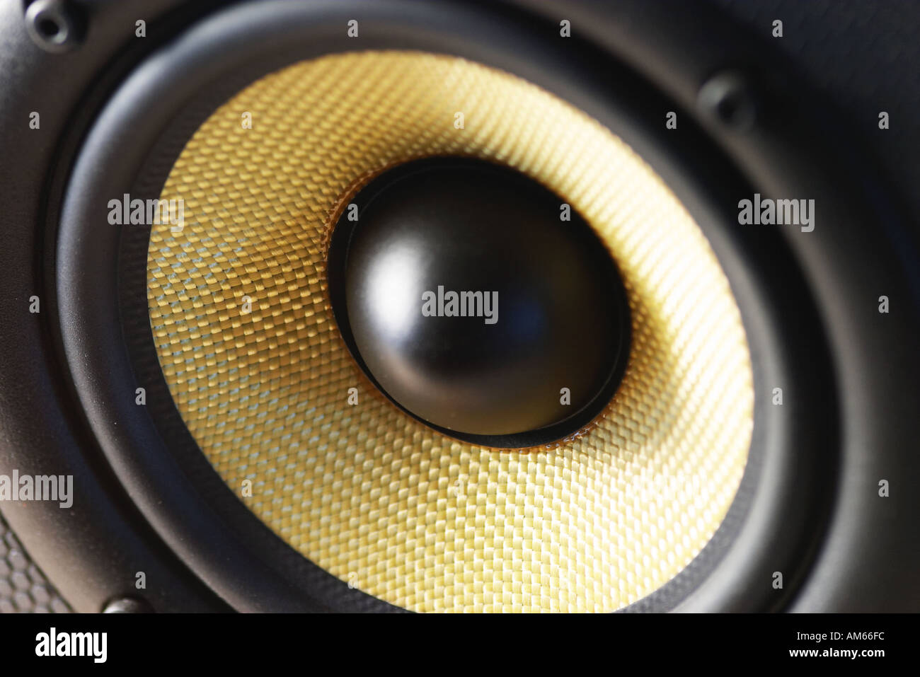 Hi Fi speaker cone Stock Photo - Alamy