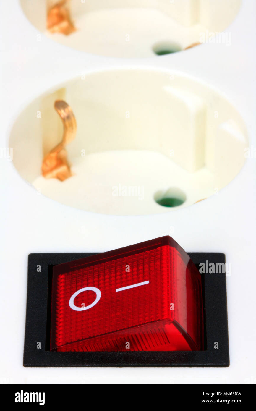 Switching off button plug socket hi-res stock photography and images ...