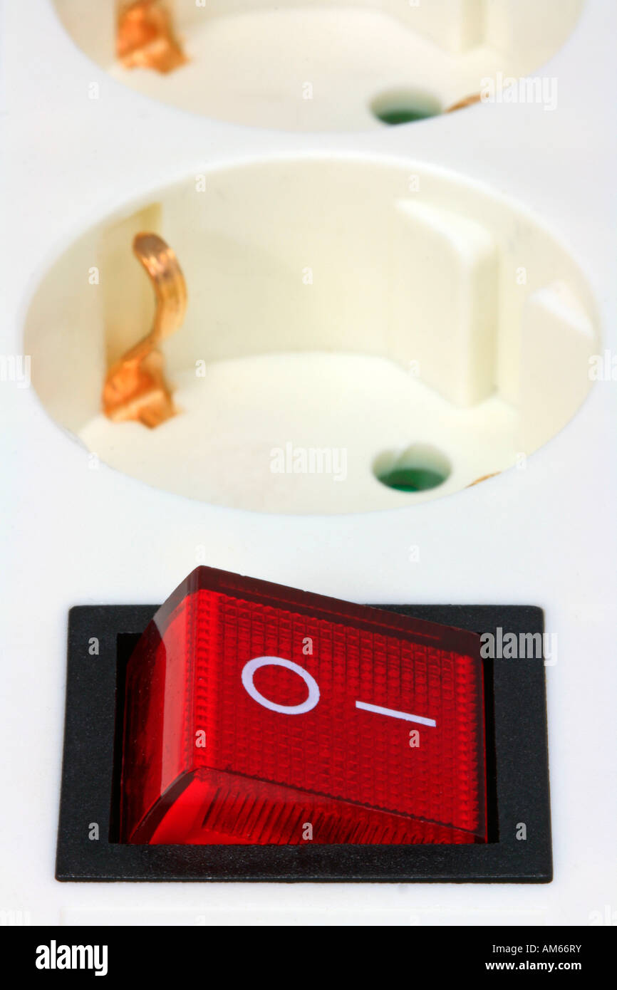 Switching off button plug socket hi-res stock photography and images ...