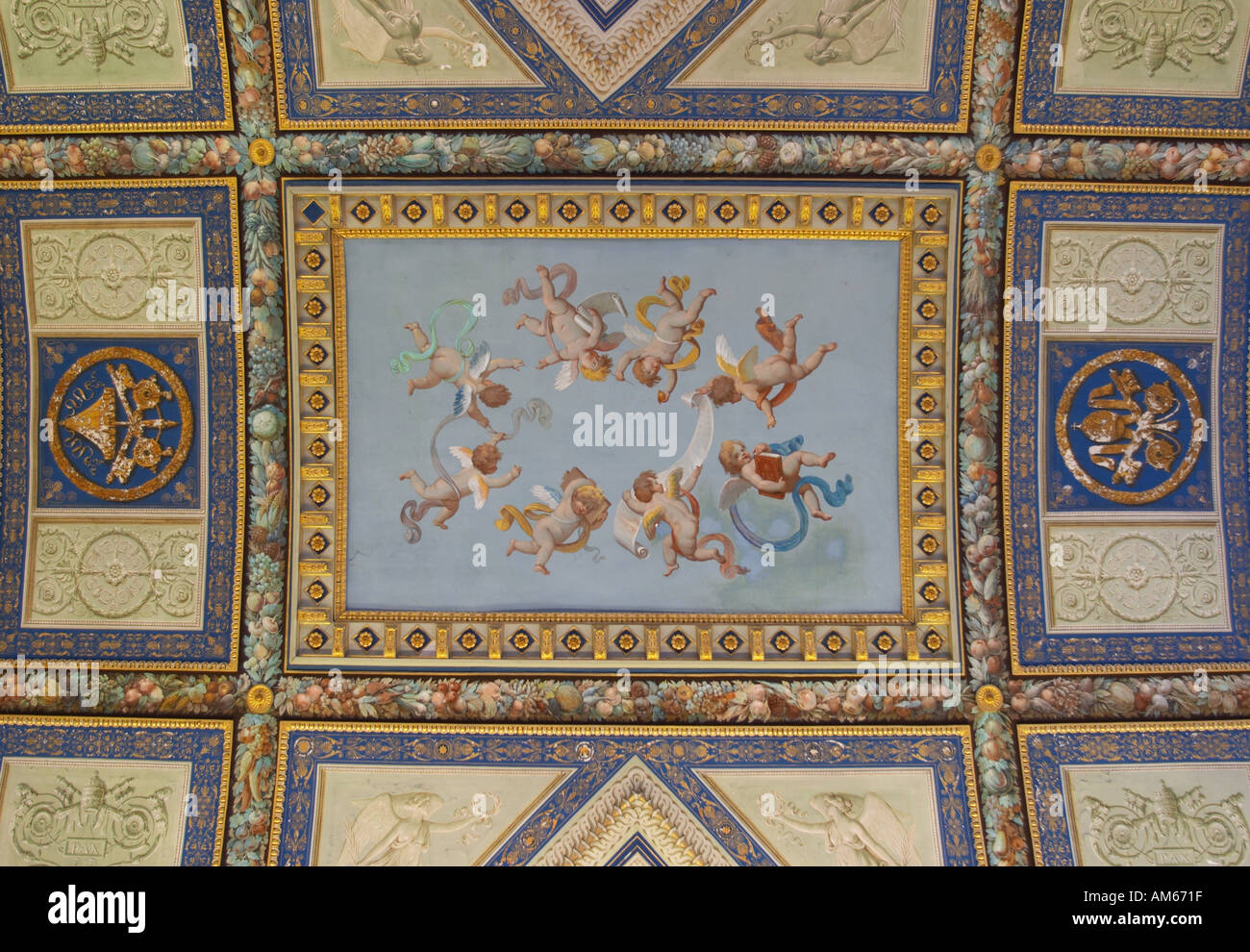 Vatican mural painting wall rome hi-res stock photography and images ...