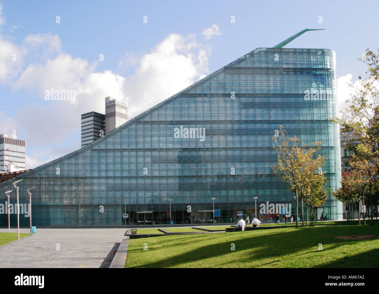 The Urbis Museum, in Catherdral Gardens, Manchester Stock Photo - Alamy