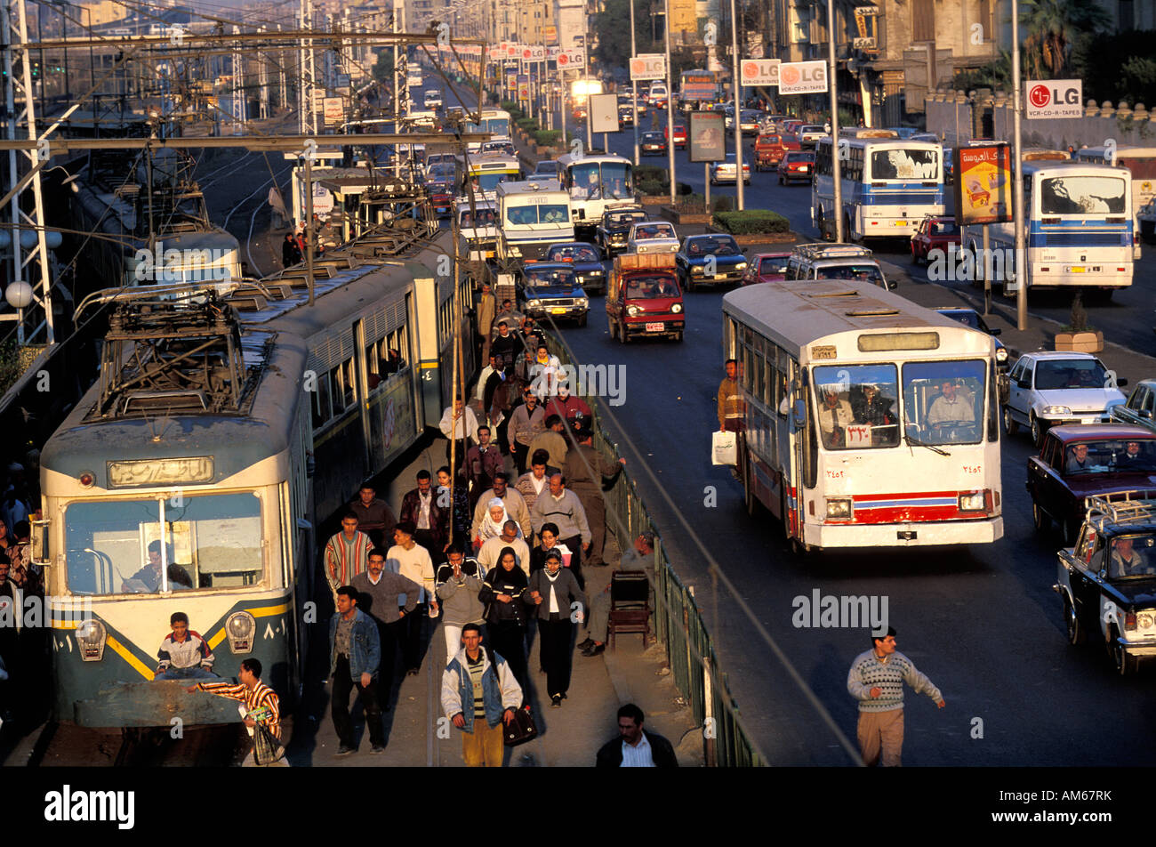 Cairo tram hi-res stock photography and images - Alamy