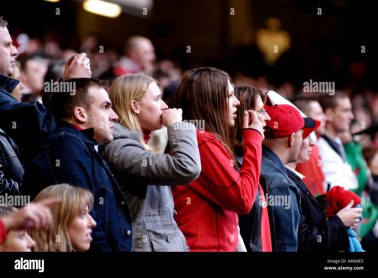 Sad welsh rugby fans hi-res stock photography and images - Alamy