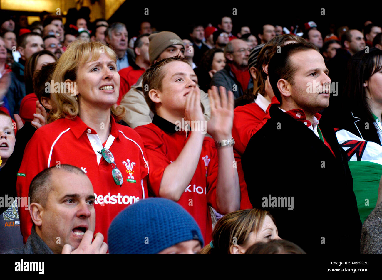 Sad welsh rugby fans hi-res stock photography and images - Alamy