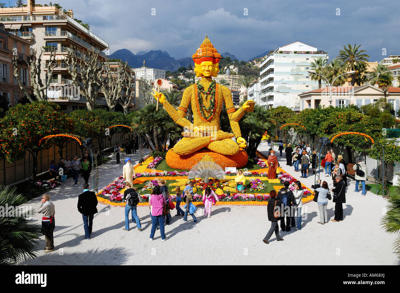 France, Alpes Maritimes, Menton, 74th Fête du Citron (Lemon Festival ...