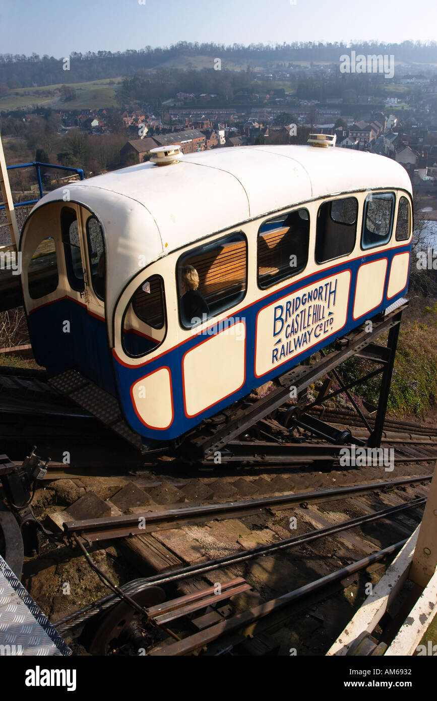Castle hill cliff railway bridgnorth hi-res stock photography and ...