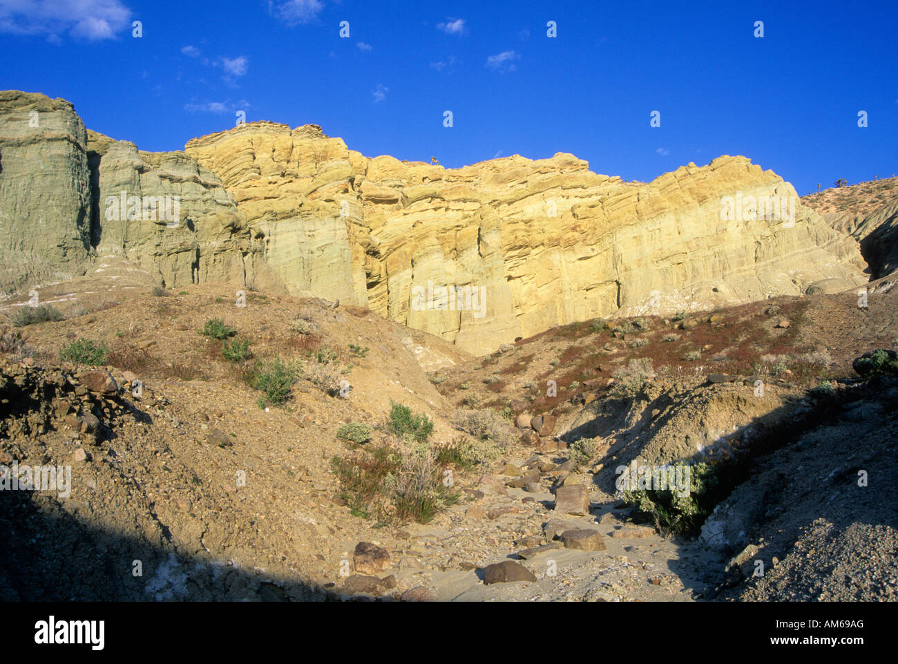 Badlands of Rainbow Basin National Landmark, California, USA Stock ...