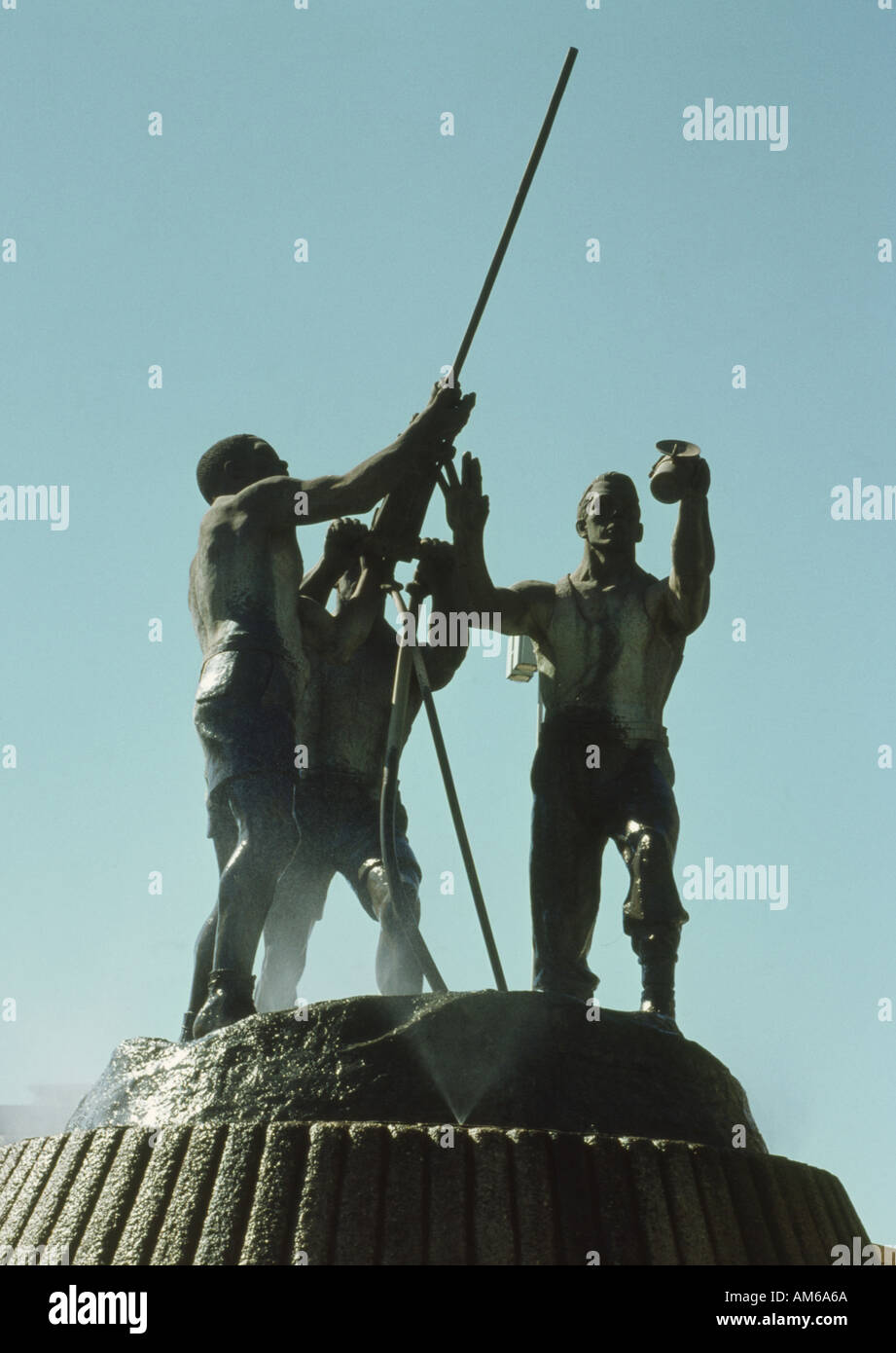 South Africa Johannesburg Miners monument Stock Photo - Alamy