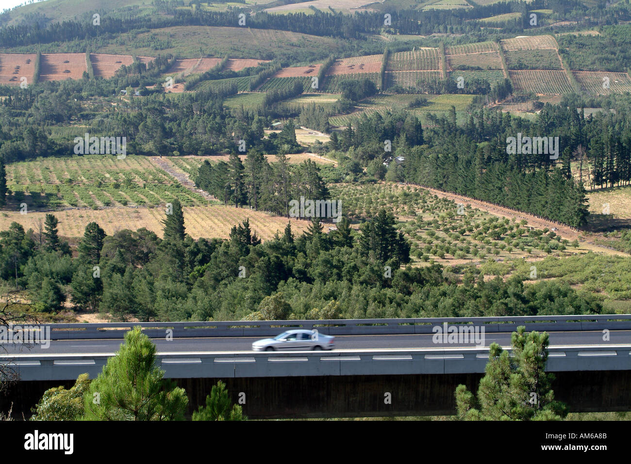 Cape Town South Africa RSA N1 Toll Road near Huguenot Toll Tunnel Stock ...