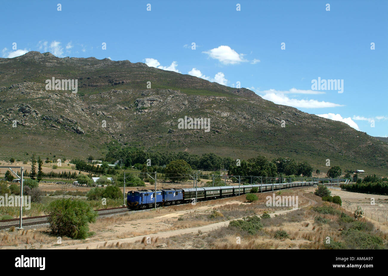 Cape Town South Africa Rovos Rail Luxurious Train Passing Tulbach ...