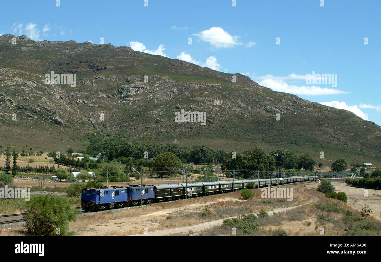 Cape Town South Africa Rovos Rail Luxurious Train Passing Tulbach ...