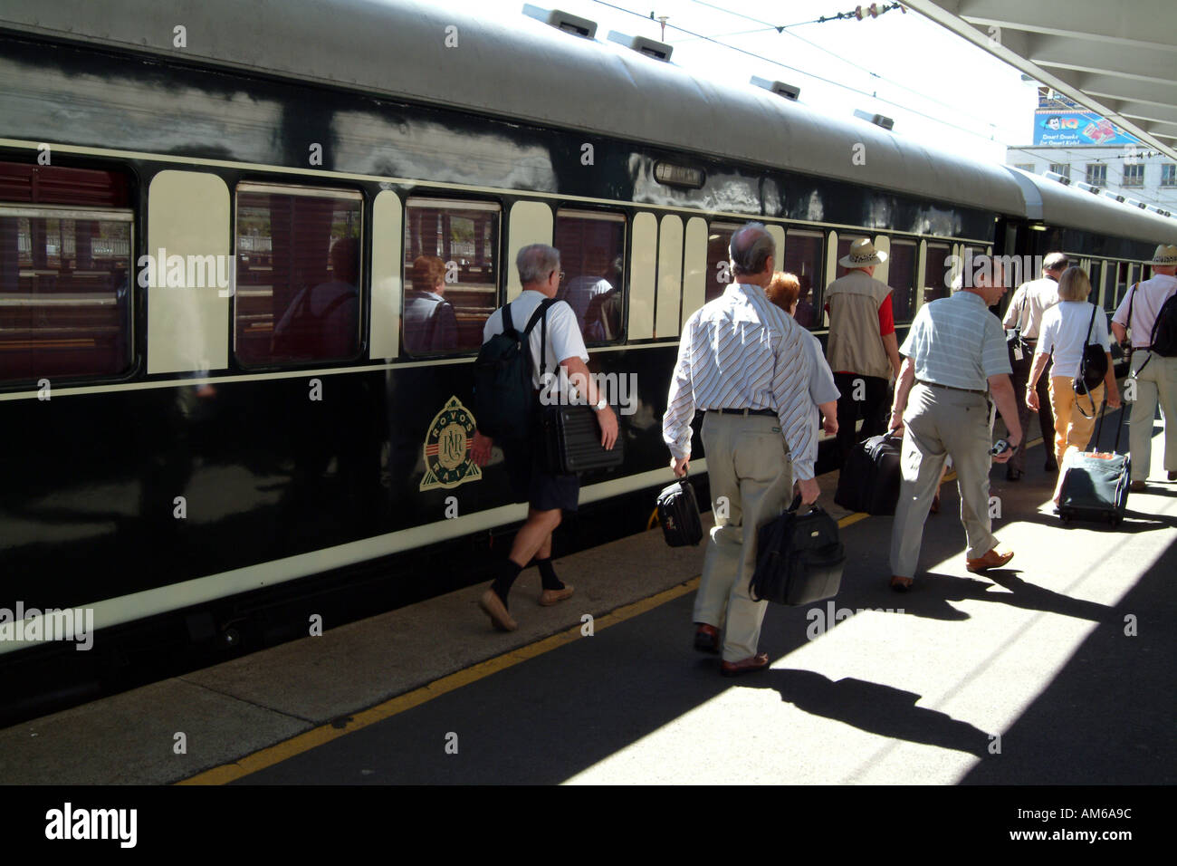 Cape Town South Africa RSA Rovos Rail Passengers Board Their Luxury ...