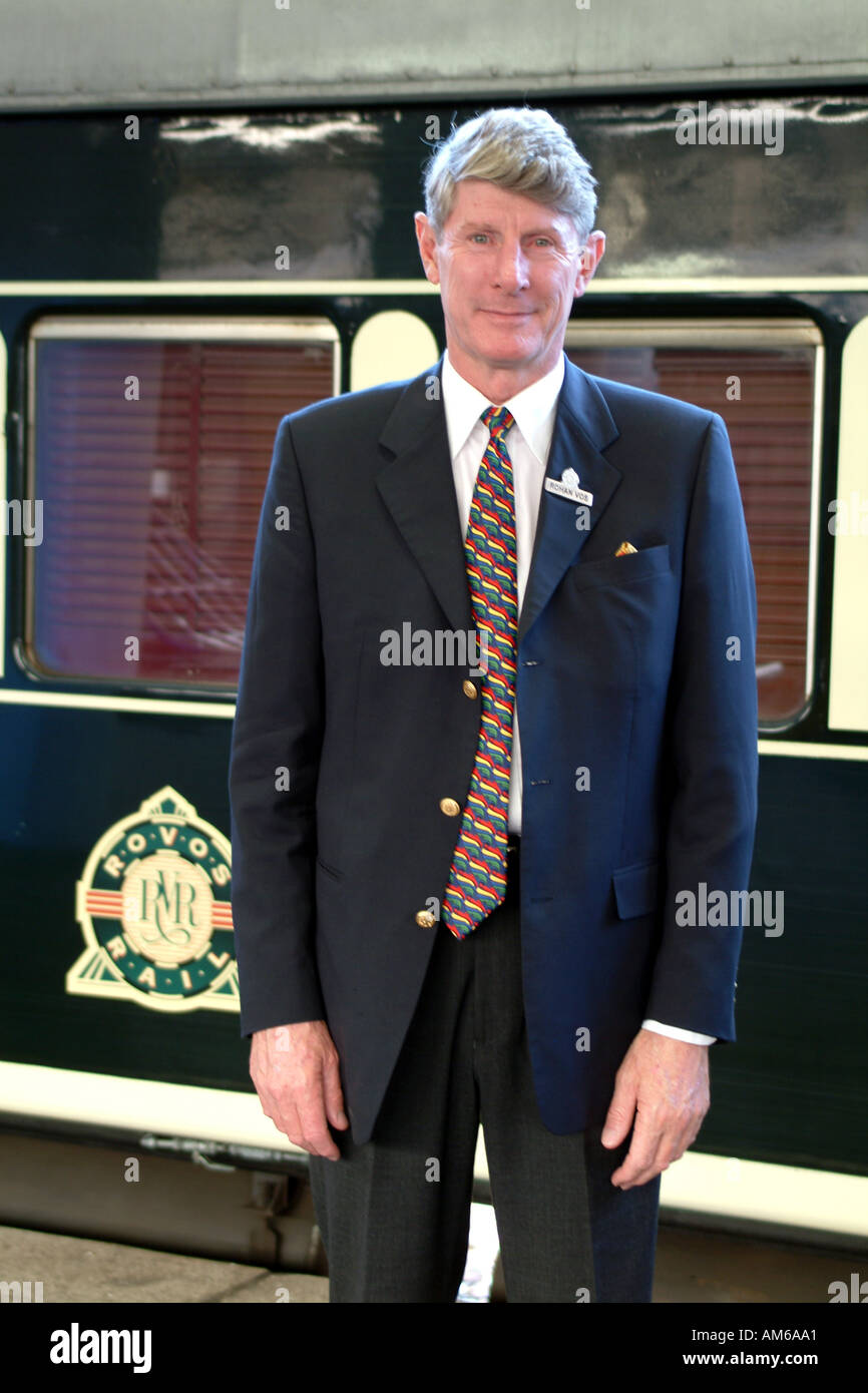 Cape Town South Africa Rovos Rail Luxurious Train Owner Rohan Vos with ...