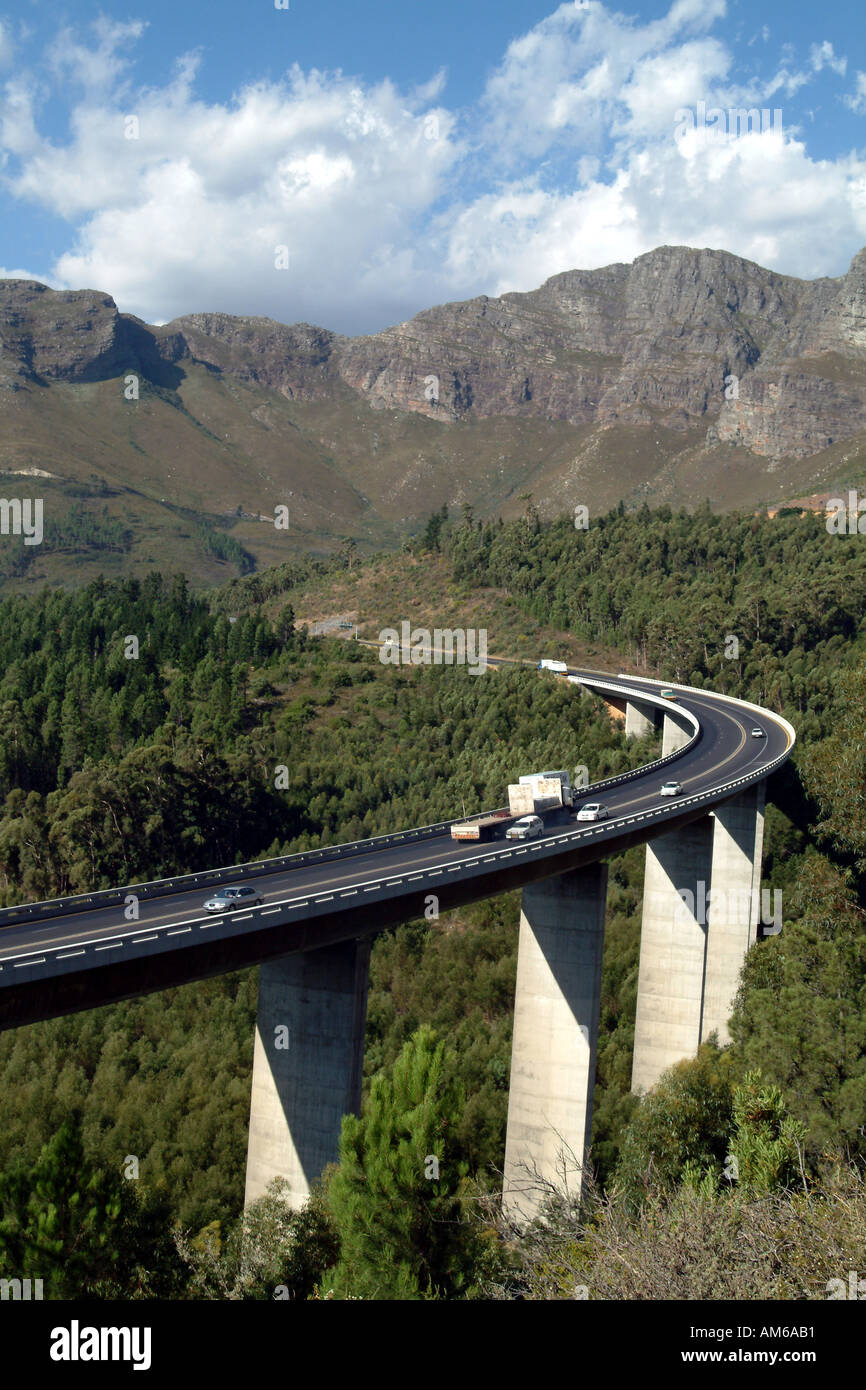 Cape Town South Africa RSA N1 Toll Road near Huguenot Toll Tunnel Stock ...