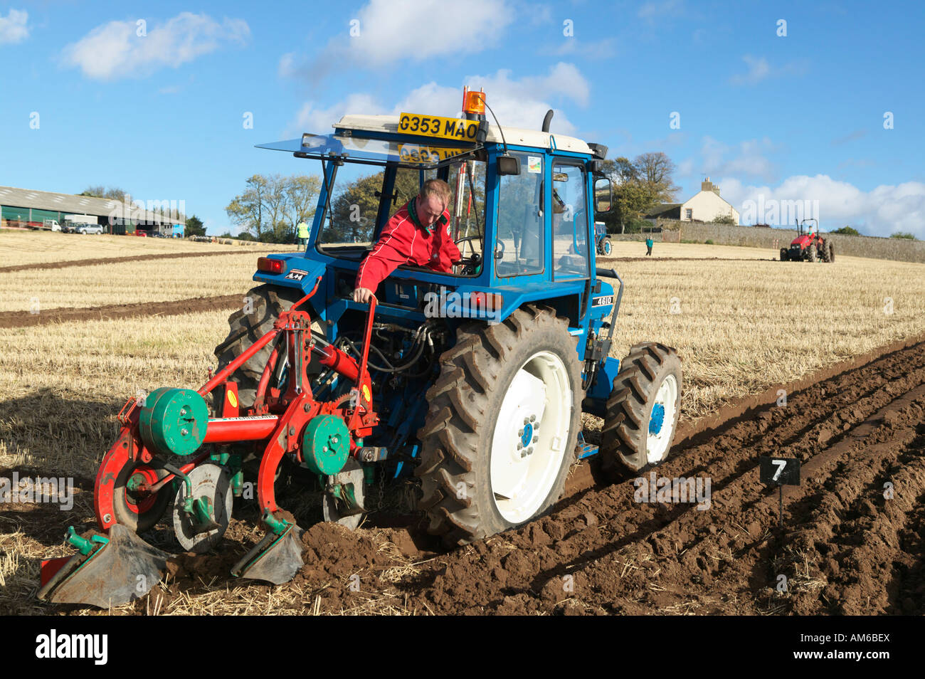 Ploughing competition tractor hi-res stock photography and images - Alamy
